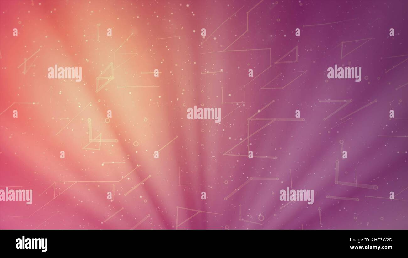 cute bright cyber abstract background, technology concept - abstract 3D ...