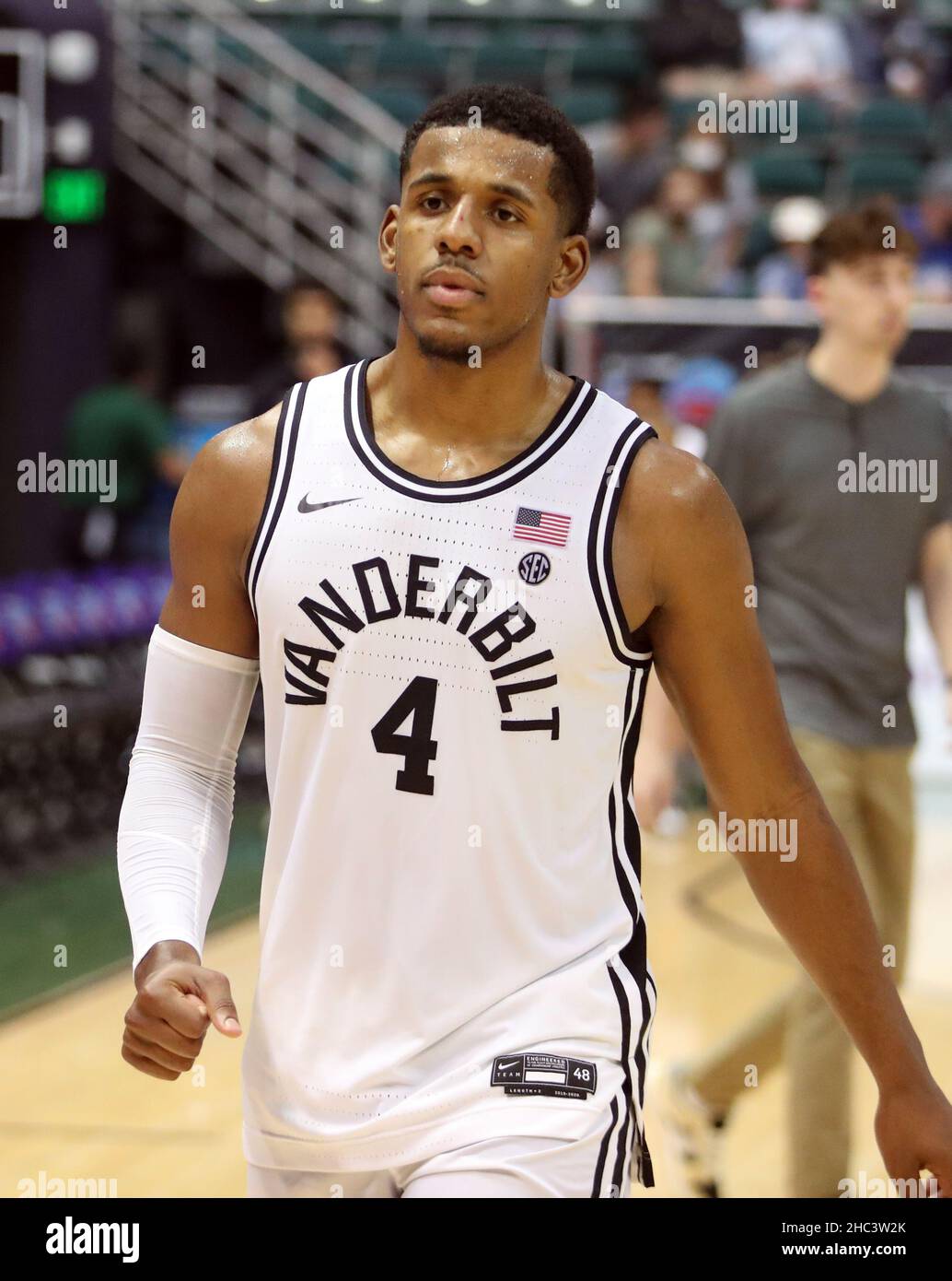 December 23, 2021 - Vanderbilt Commodores forward Jordan Wright #4 ...