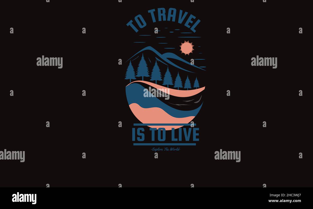 Adventure mountains Stock Vector Images - Alamy