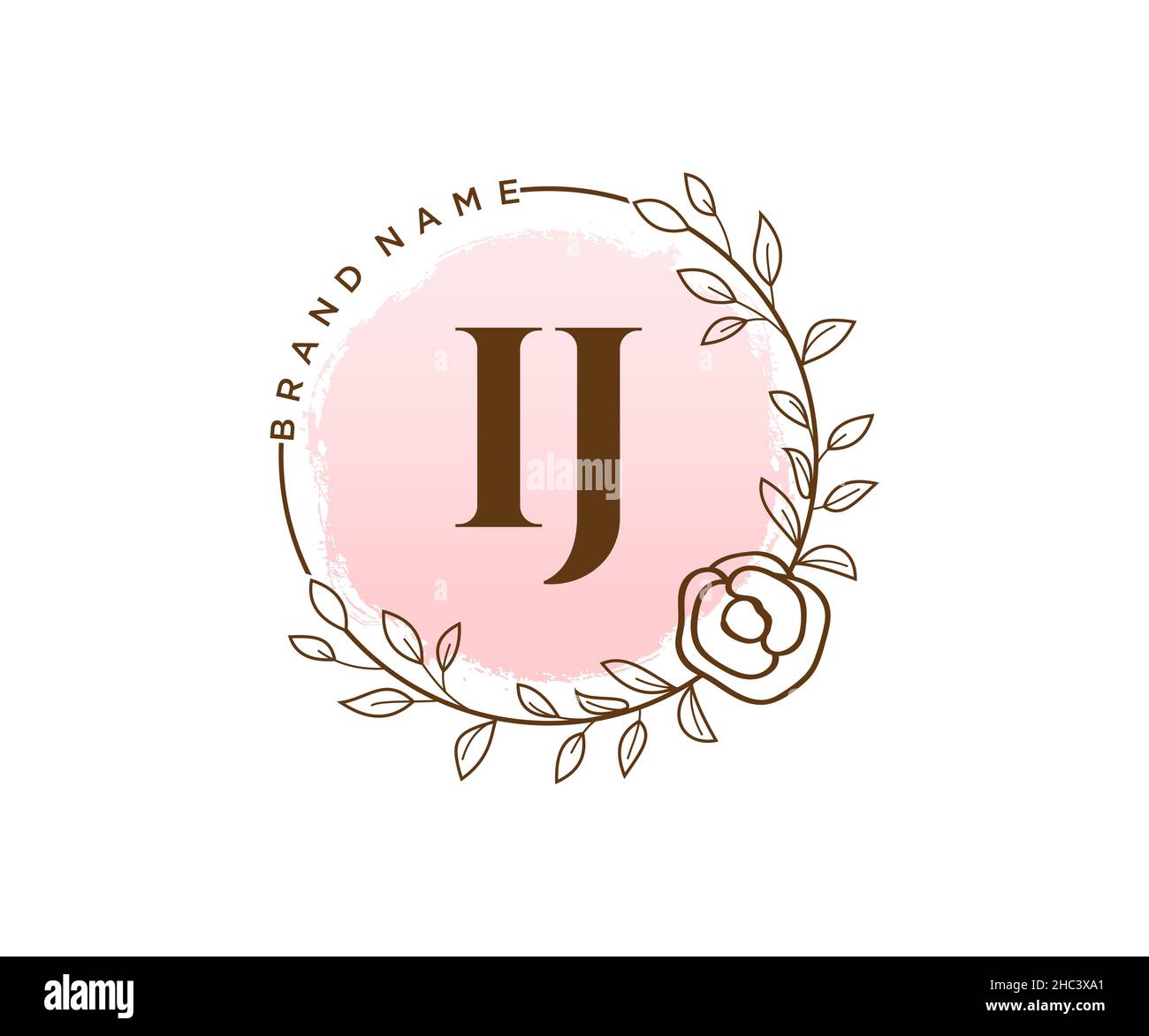 Ij minimal logo Cut Out Stock Images & Pictures - Alamy