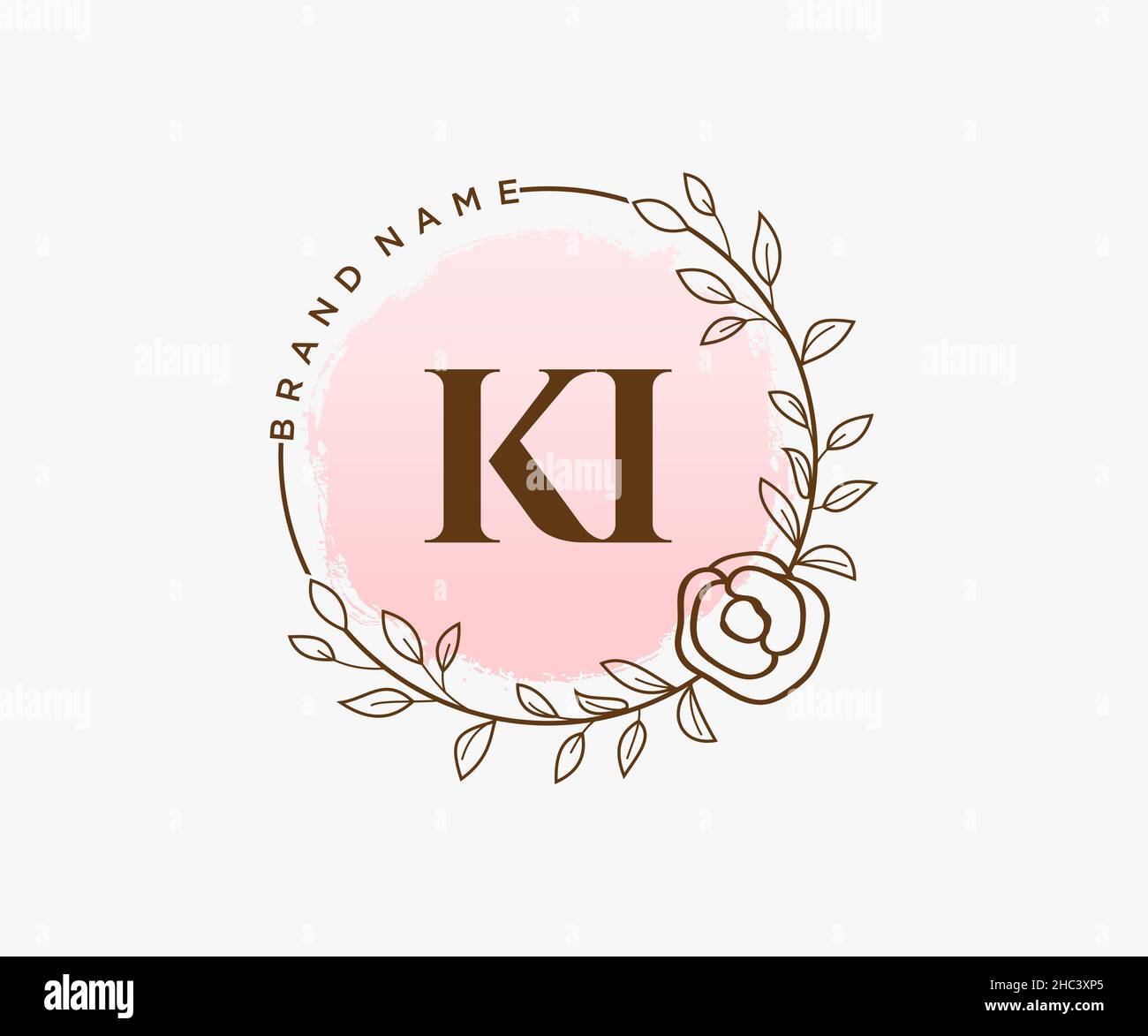 Ki logo design Stock Vector Images - Alamy