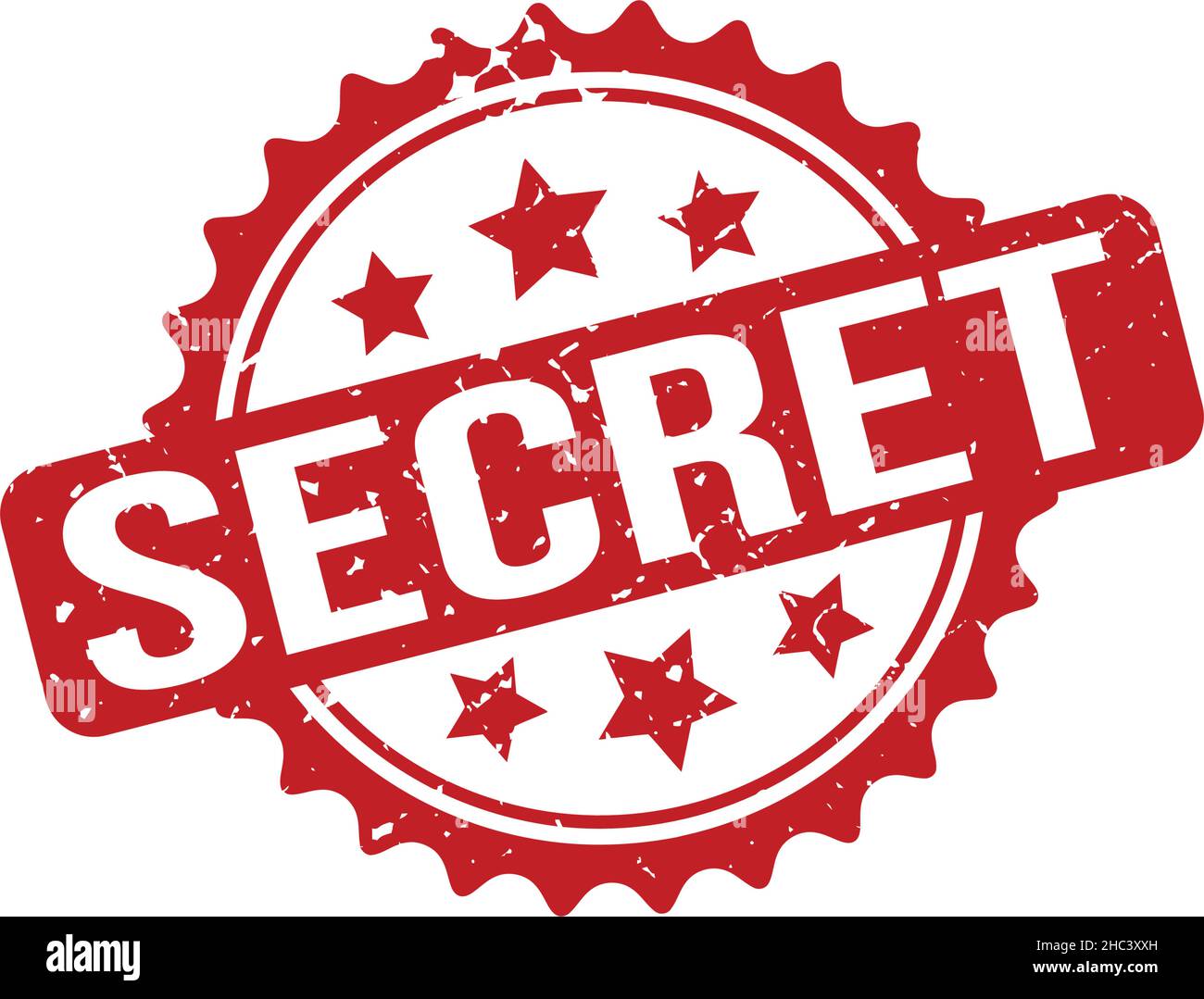 Secret Rubber Stamp. Red Secret Rubber Grunge Stamp Seal Vector ...