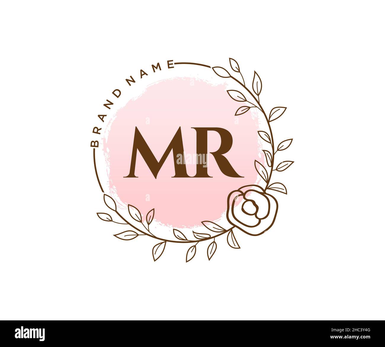 Mr initials logo hi-res stock photography and images - Alamy