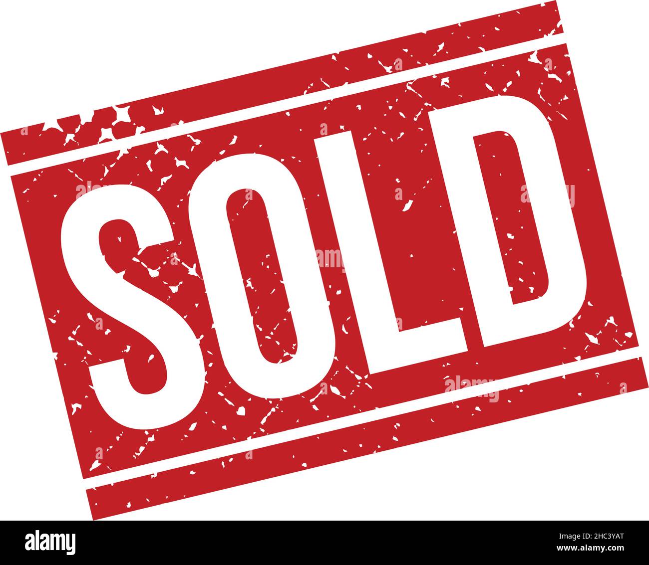 Sold Rubber Stamp. Red Sold Rubber Grunge Stamp Seal Vector ...