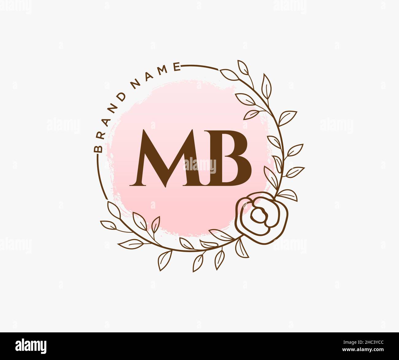 Mb initials logo hi-res stock photography and images - Alamy