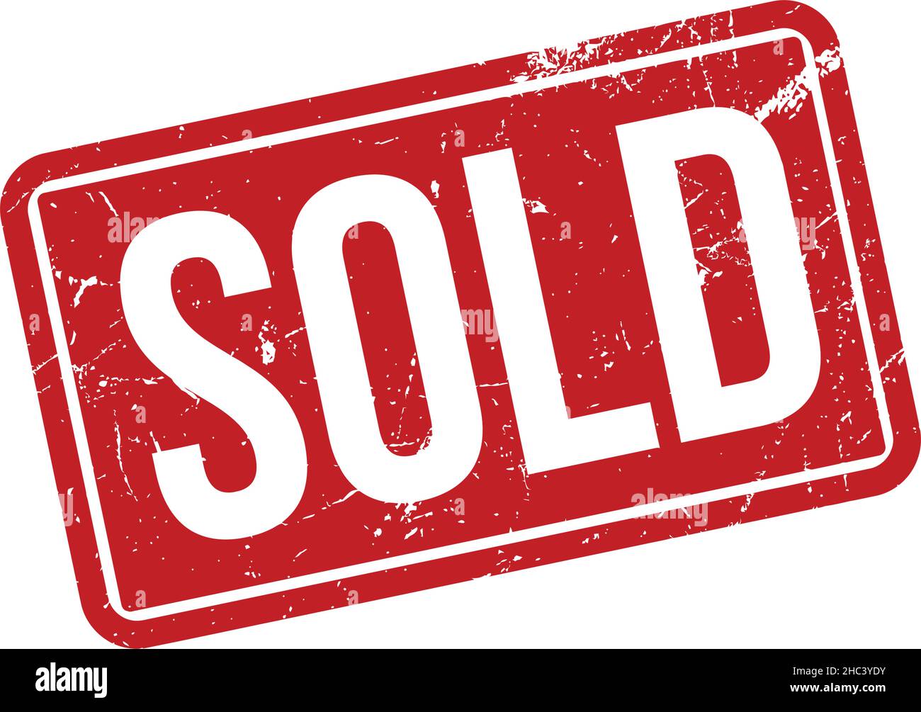 Sold Rubber Stamp. Red Sold Rubber Grunge Stamp Seal Vector ...