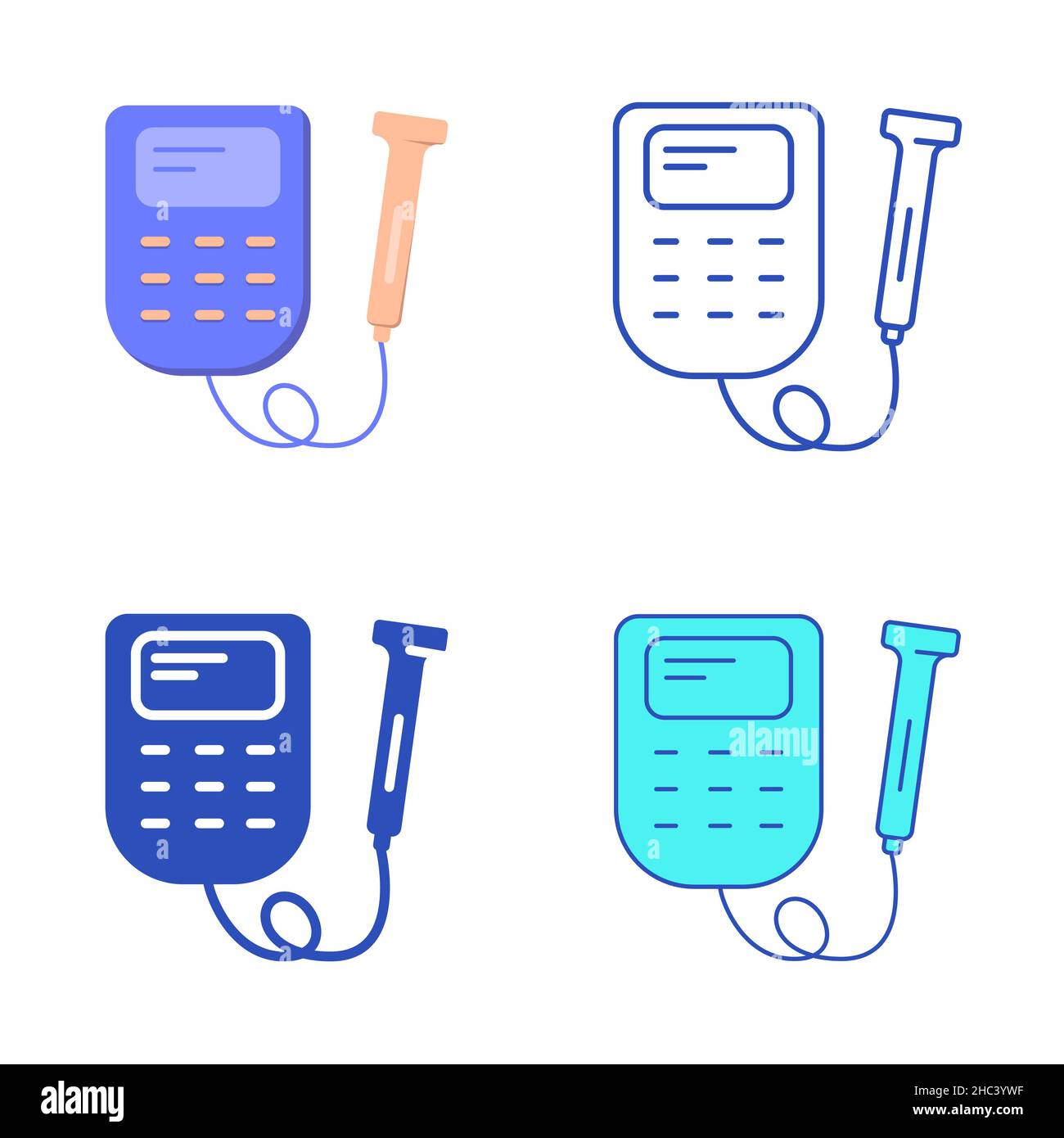 Doppler ultrasound machine Stock Vector Images - Alamy