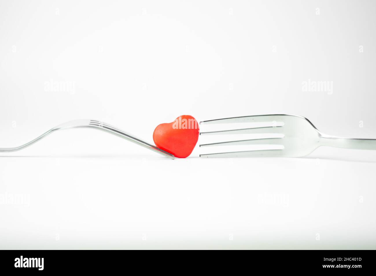 Between the two forks hi-res stock photography and images - Alamy