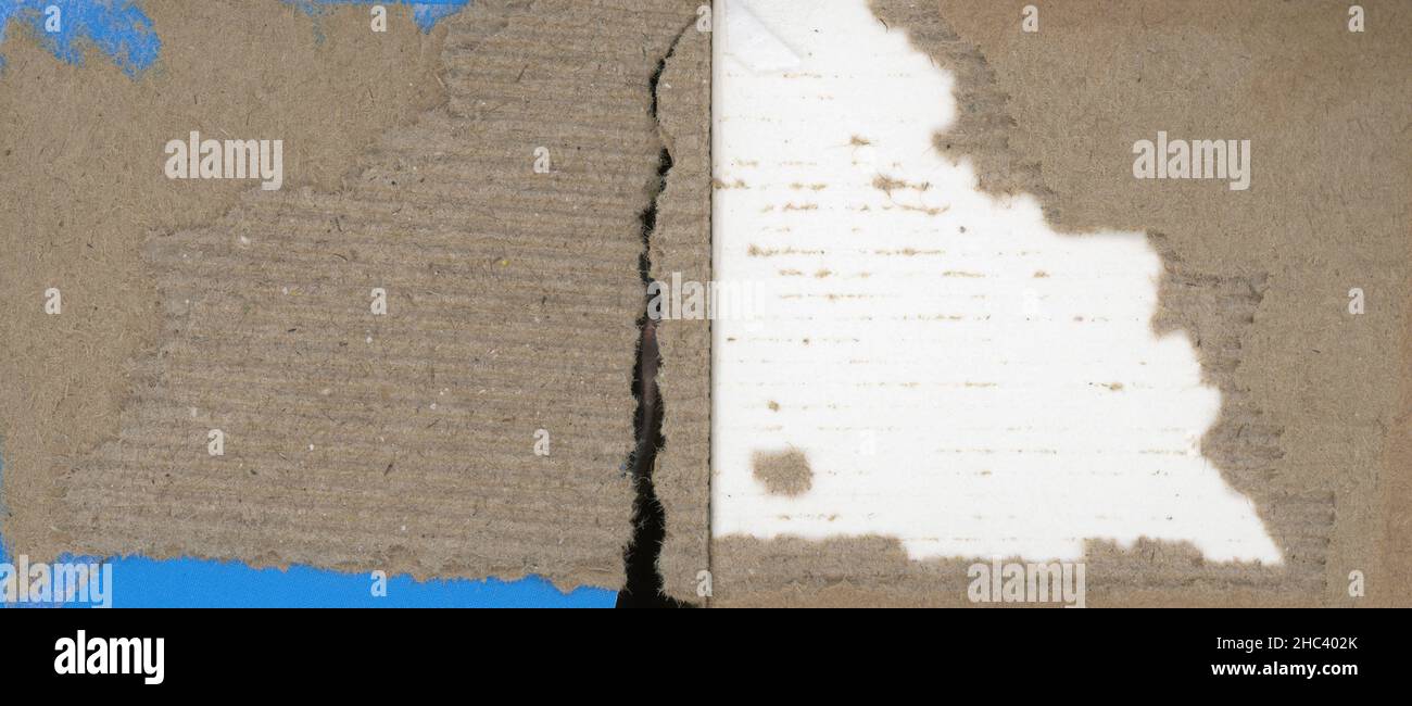 grunge corrugated cardboard texture useful as a background Stock Photo ...
