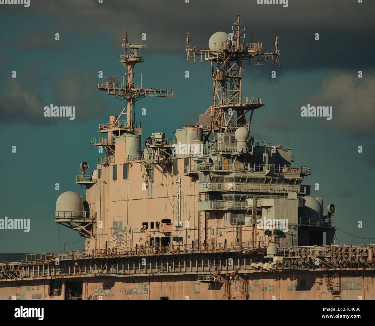 Tower on container ship hi-res stock photography and images - Alamy