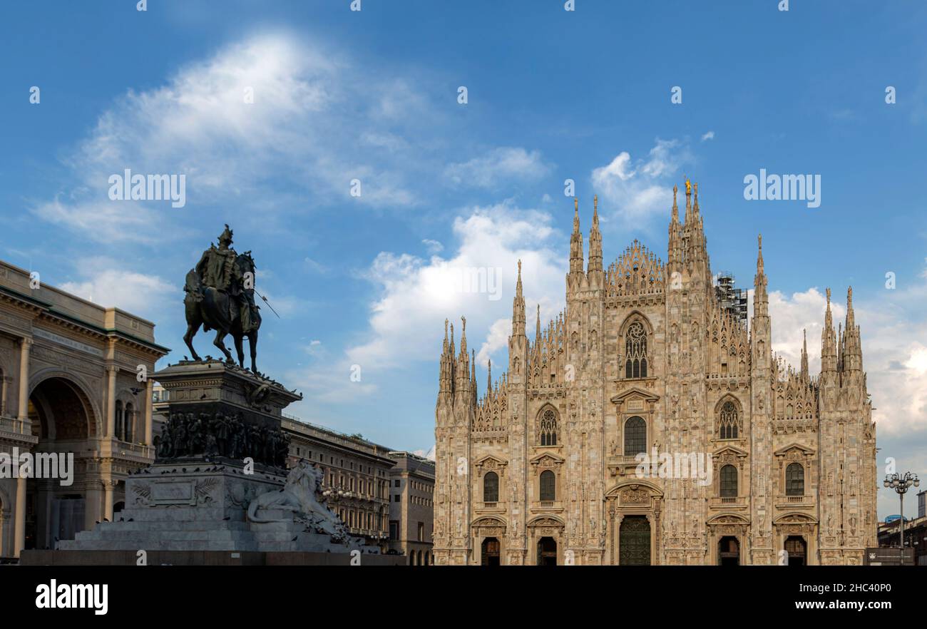 beautiful landscape of Milan Italy Stock Photo - Alamy