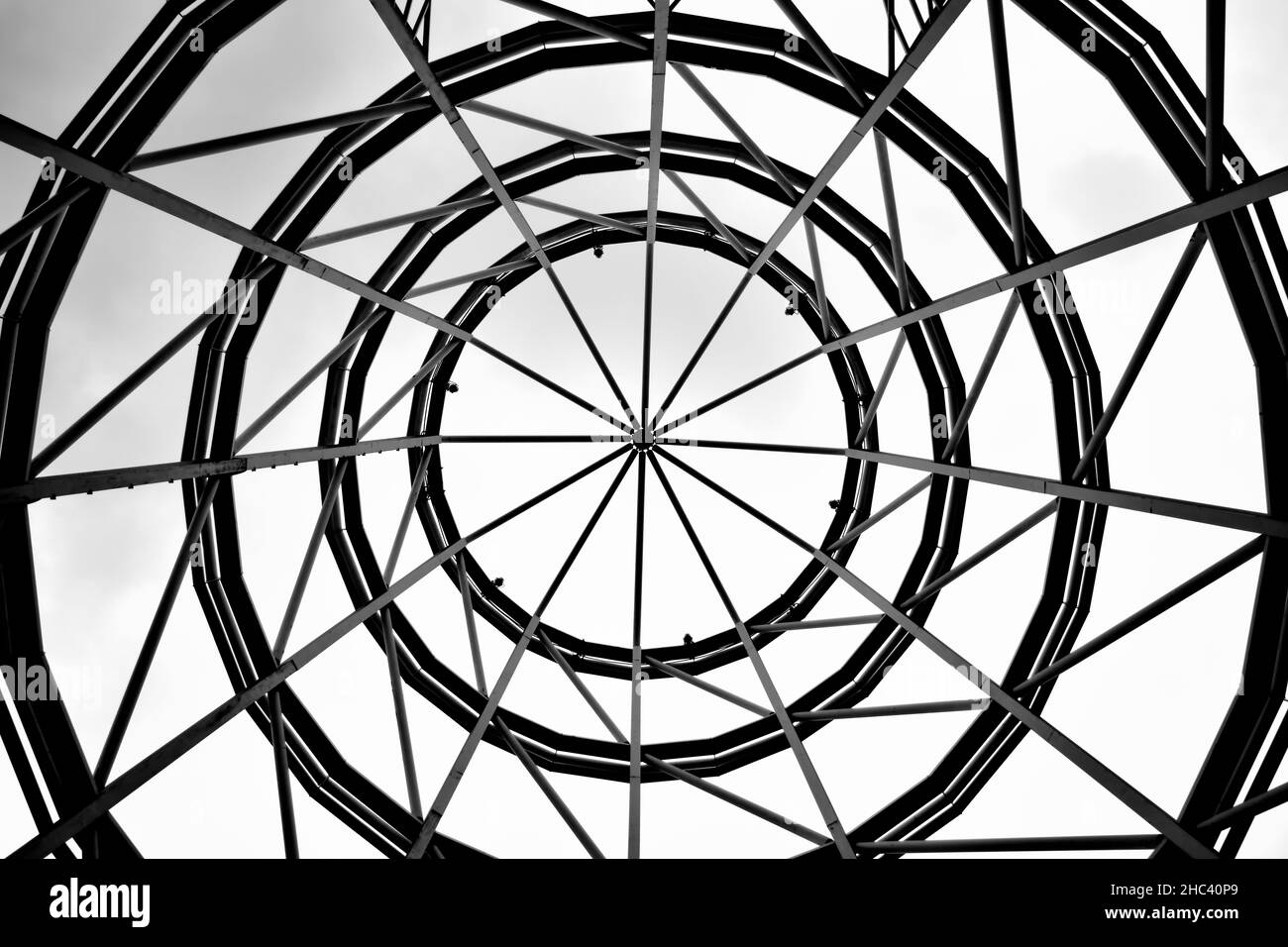 Overlapping beams Black and White Stock Photos & Images - Alamy
