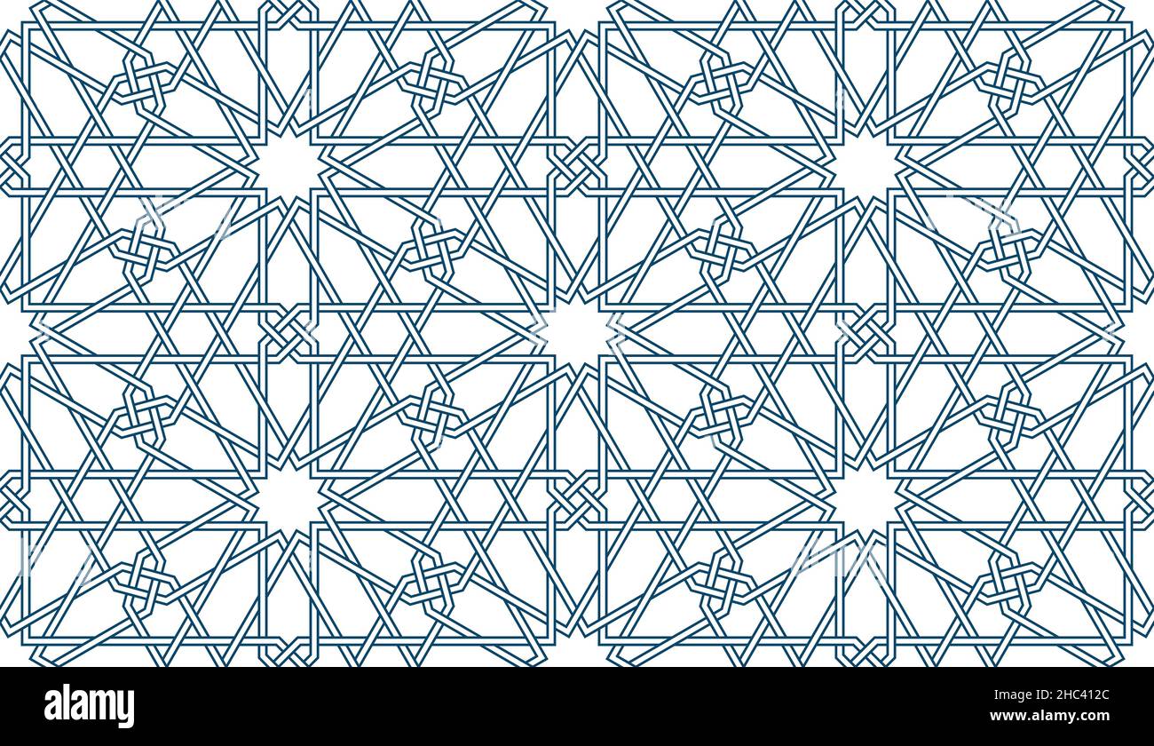 Persian geometric mosaic pattern for Ramadan card Stock Vector Image ...