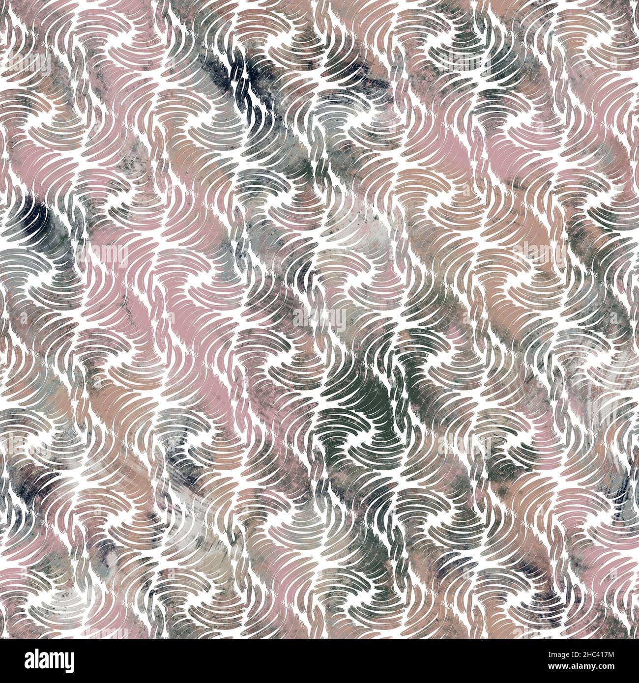 Seamless neutral tan and white distressed grungy motif surface pattern ...