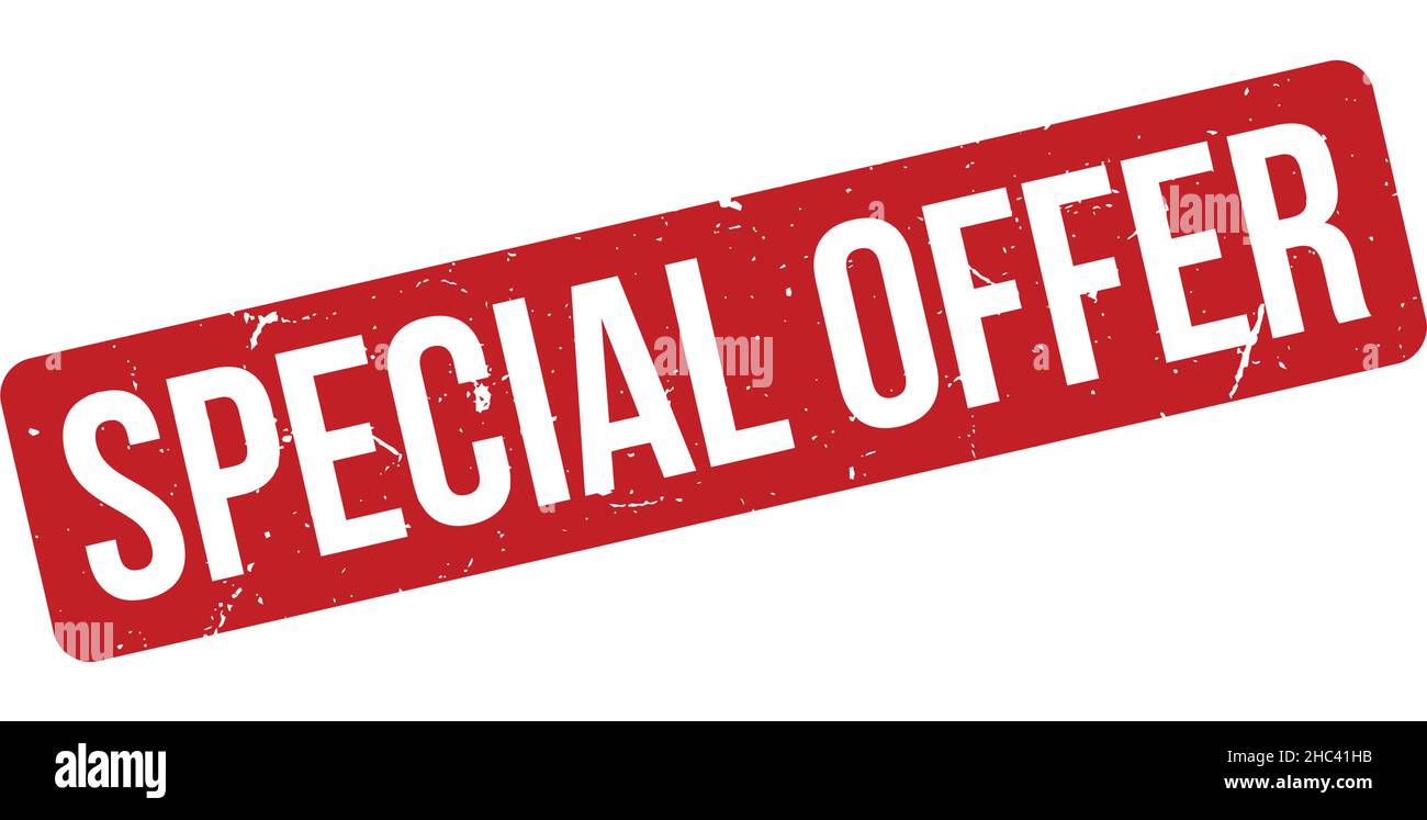 Red Grunge Special Offer Rubber Stamp – Vector Stock Vector Image & Art ...