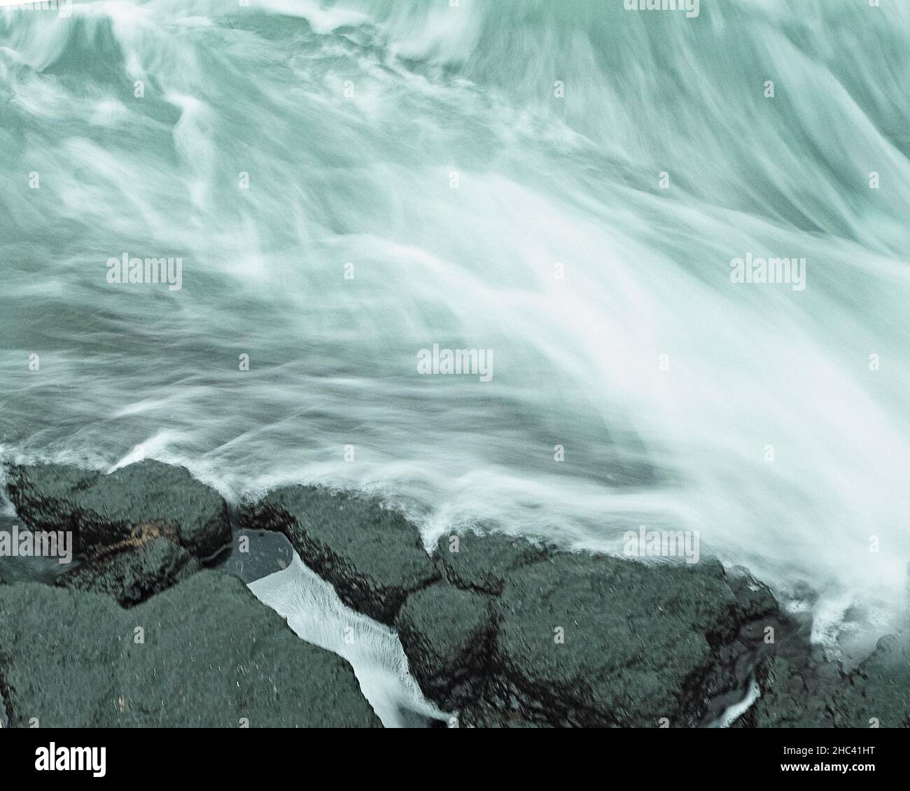 Top view beautiful lake flowing hi-res stock photography and images - Alamy