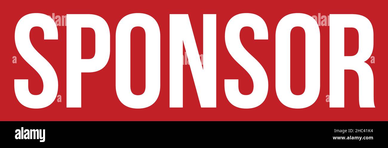 Sponsor Rubber Stamp. Red Sponsor Rubber Grunge Stamp Seal Vector ...