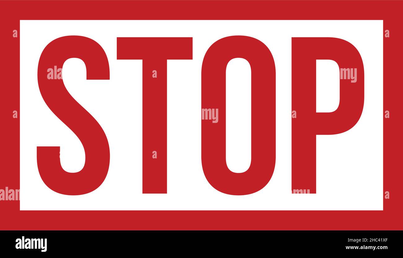 Stop Rubber Stamp. Red Stop Rubber Grunge Stamp Seal Vector ...
