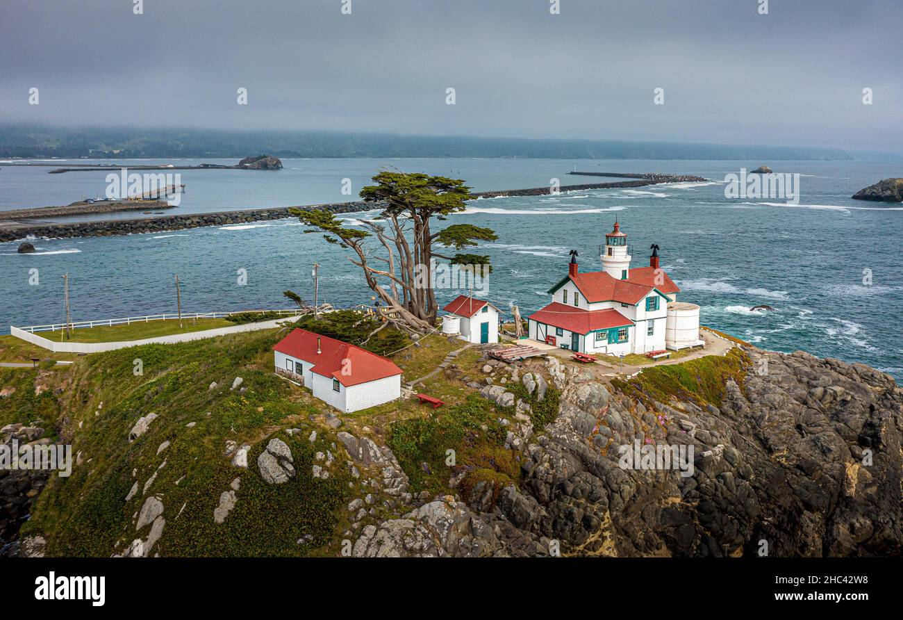 Battery Point Lighthouse in Crescent City, California, United States ...