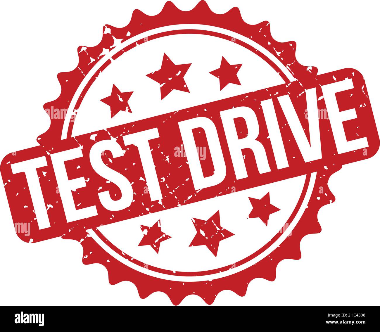 Test Drive Rubber Stamp. Red Test Drive Rubber Grunge Stamp Seal Vector ...