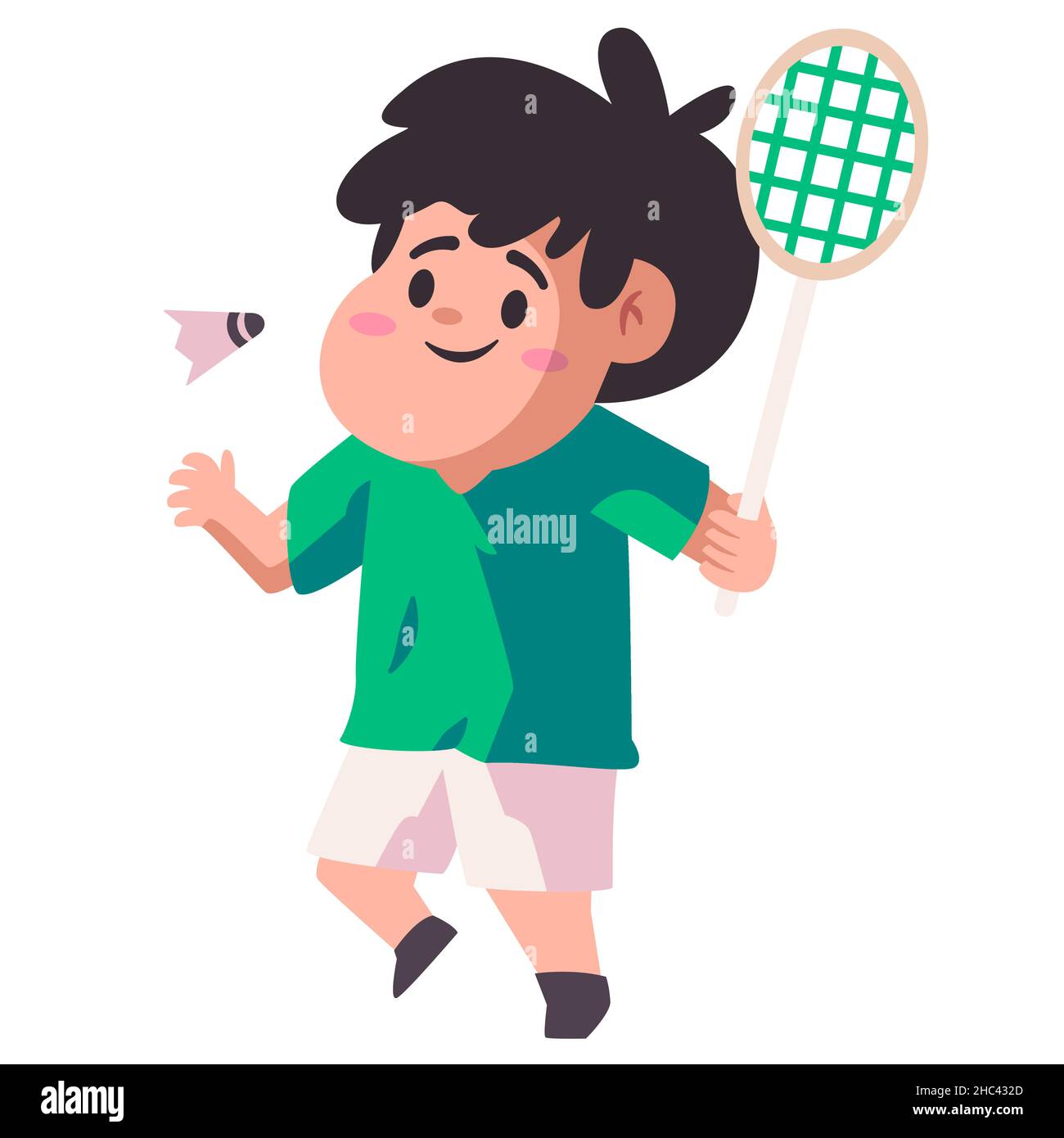 Badminton shuttlecock cartoon hi-res stock photography and images - Alamy
