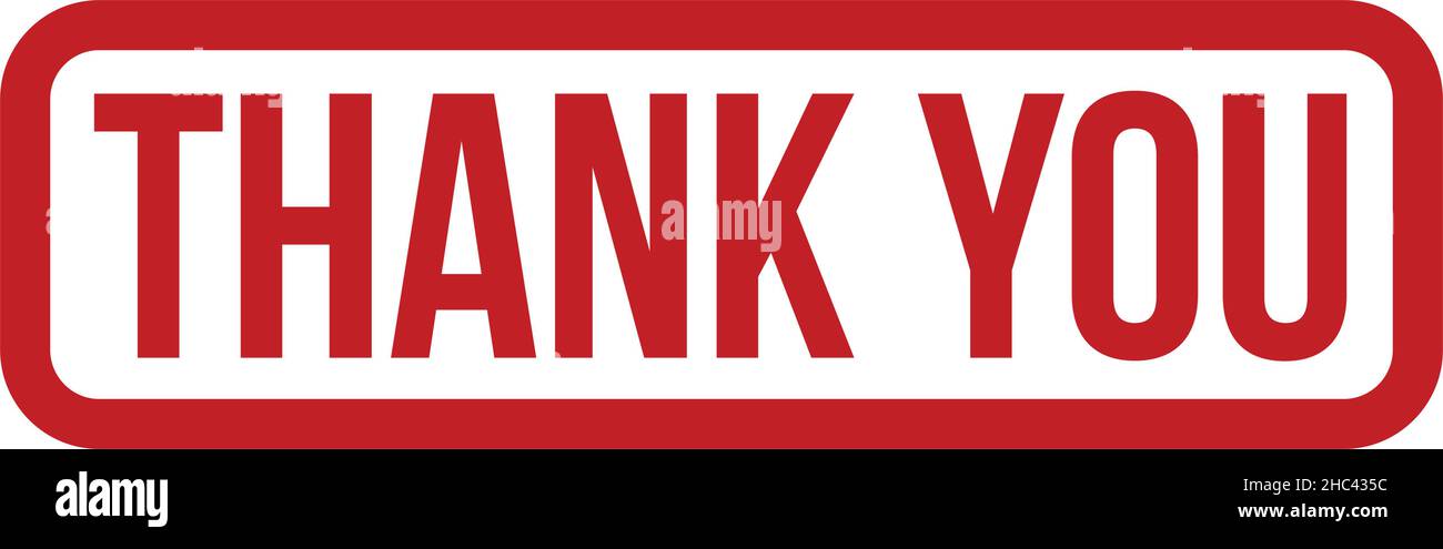 Thank You Rubber Stamp. Red Thank You Rubber Grunge Stamp Seal Vector ...