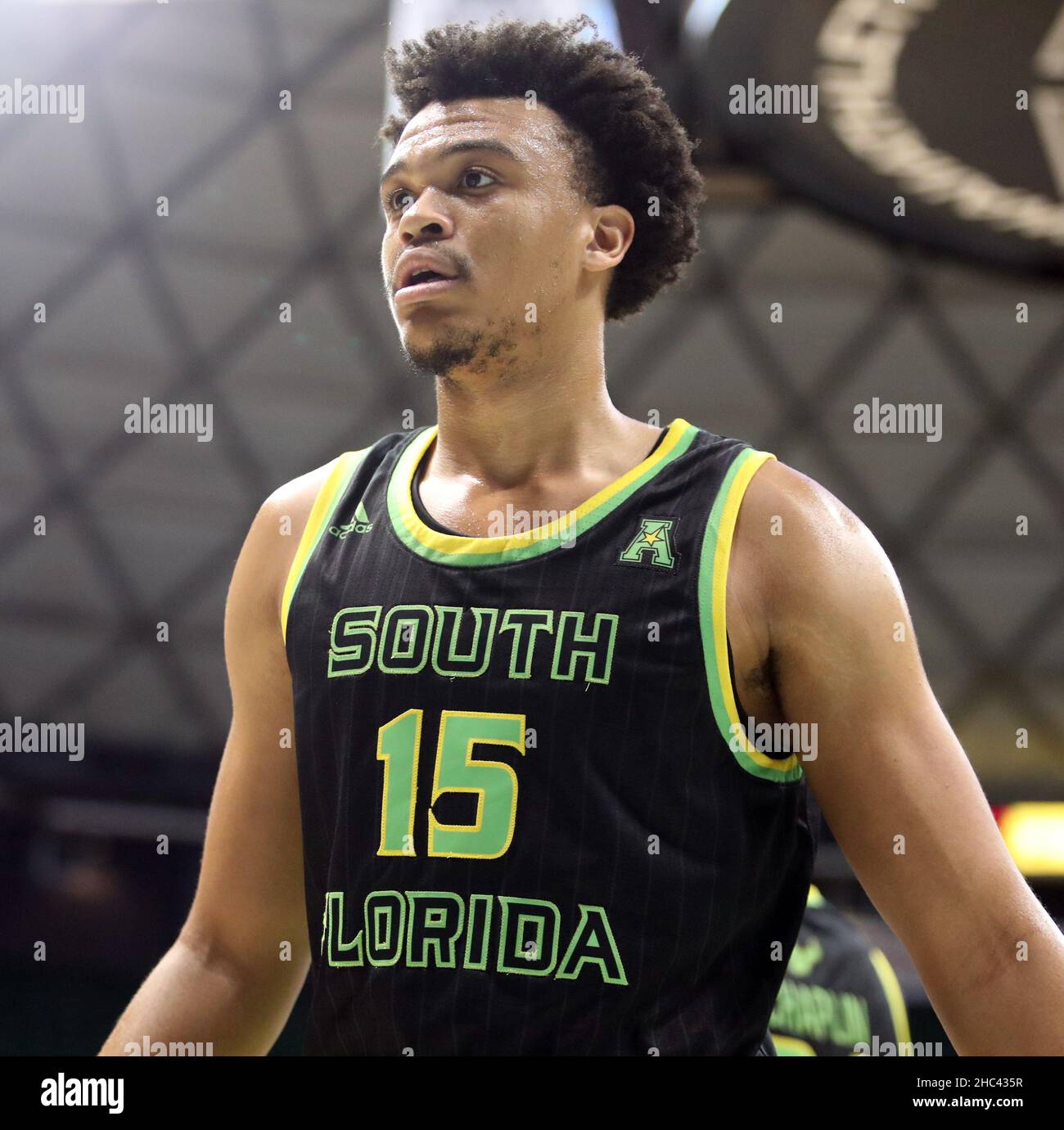 December 23, 2021 - South Florida Bulls forward Corey Walker Jr. #15 ...
