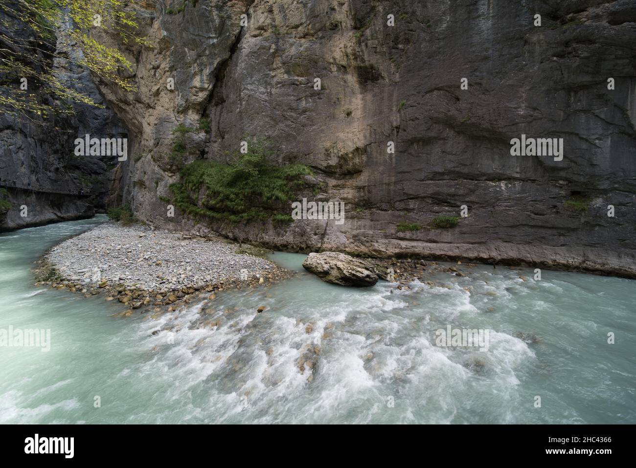 the aare gorge in switzerland Stock Photo - Alamy