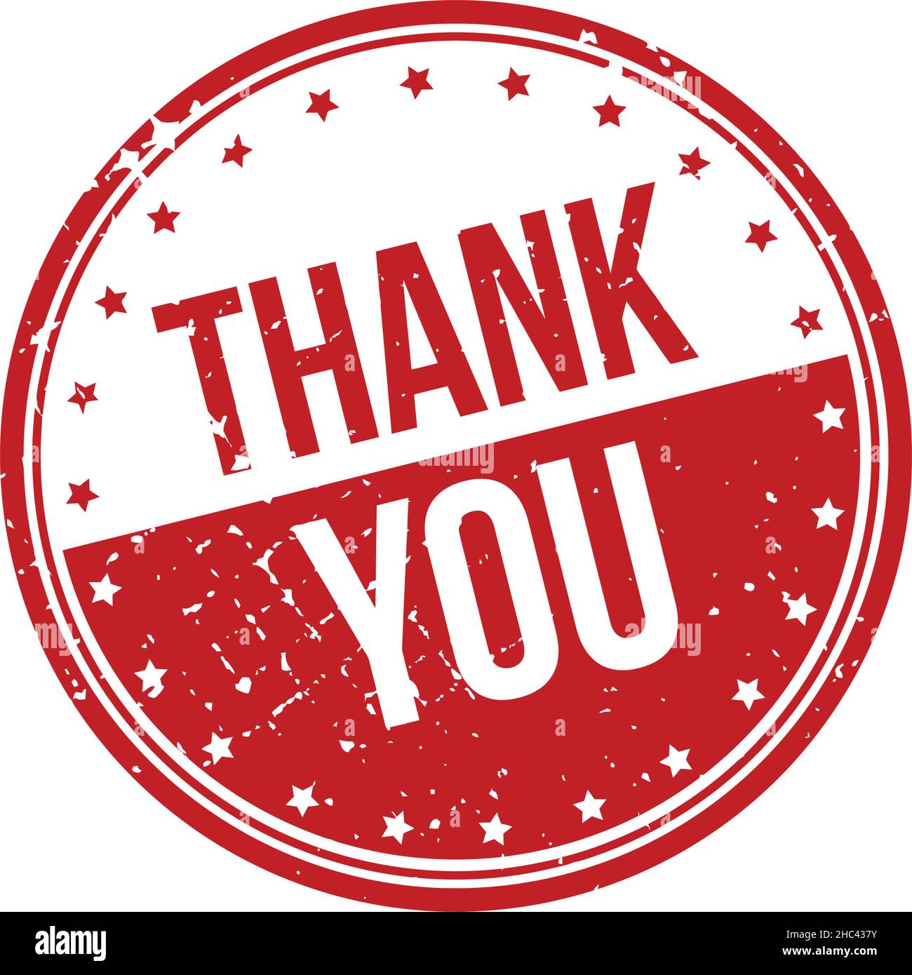 Thank You Rubber Stamp. Red Thank You Rubber Grunge Stamp Seal Vector ...