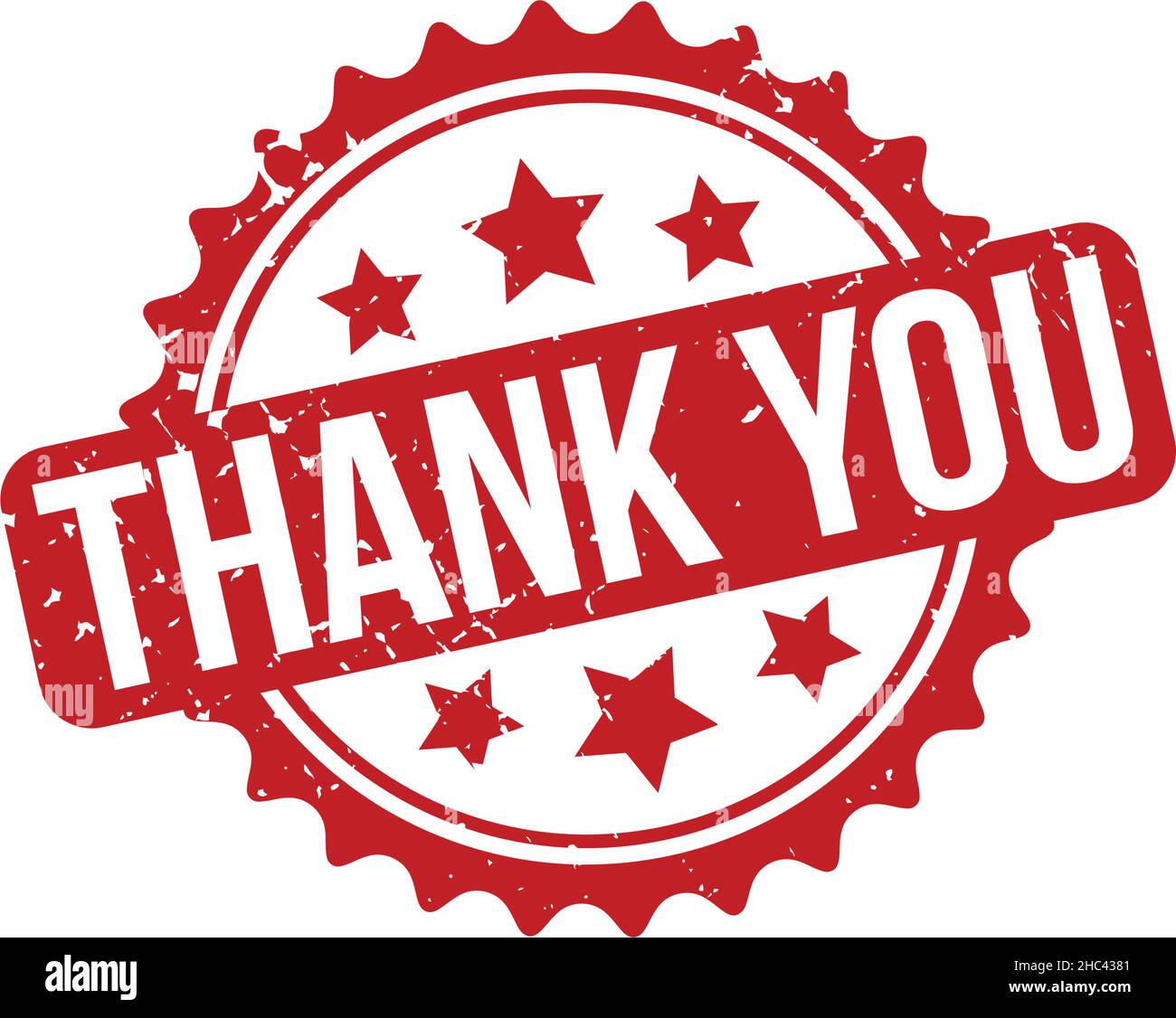 Thank You Rubber Stamp. Red Thank You Rubber Grunge Stamp Seal Vector ...