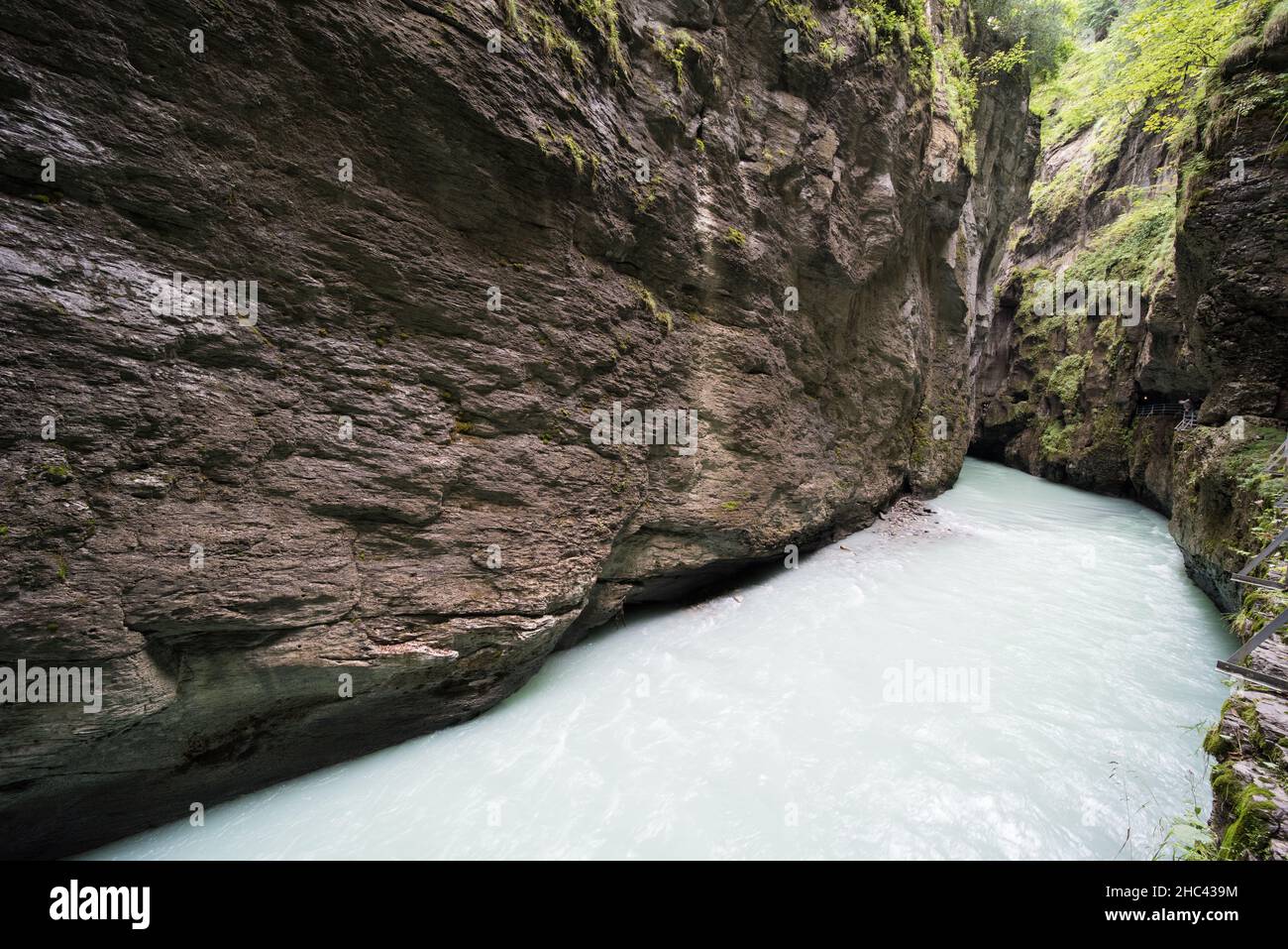 the aare gorge in switzerland Stock Photo - Alamy
