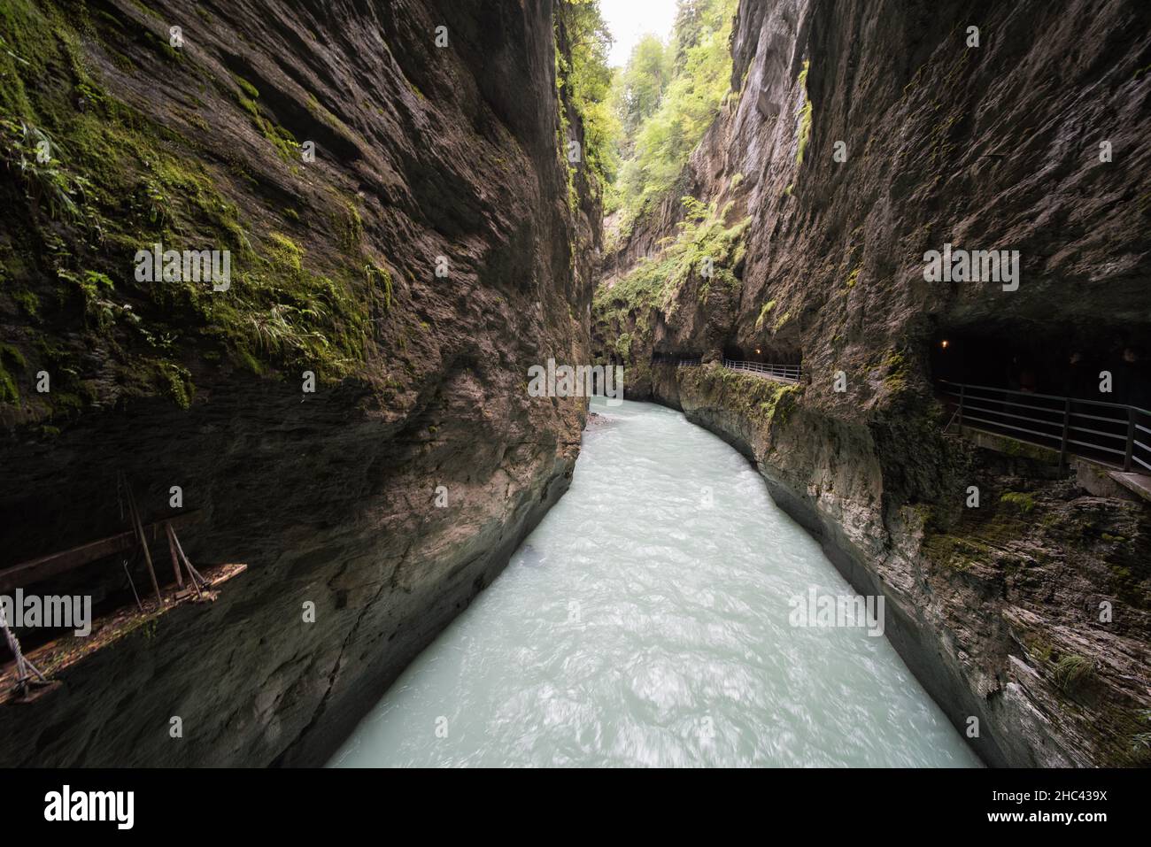 the aare gorge in switzerland Stock Photo - Alamy