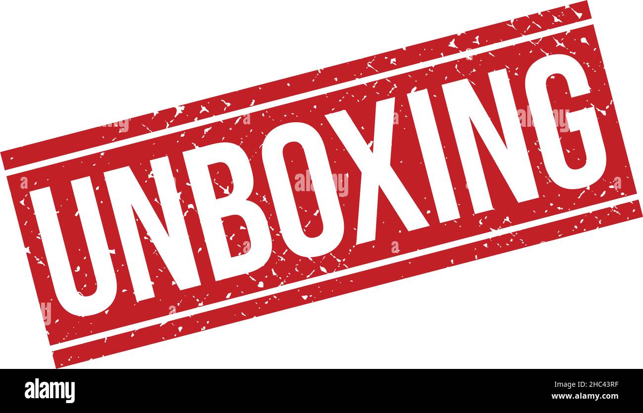 Unboxing stamp Cut Out Stock Images & Pictures - Alamy