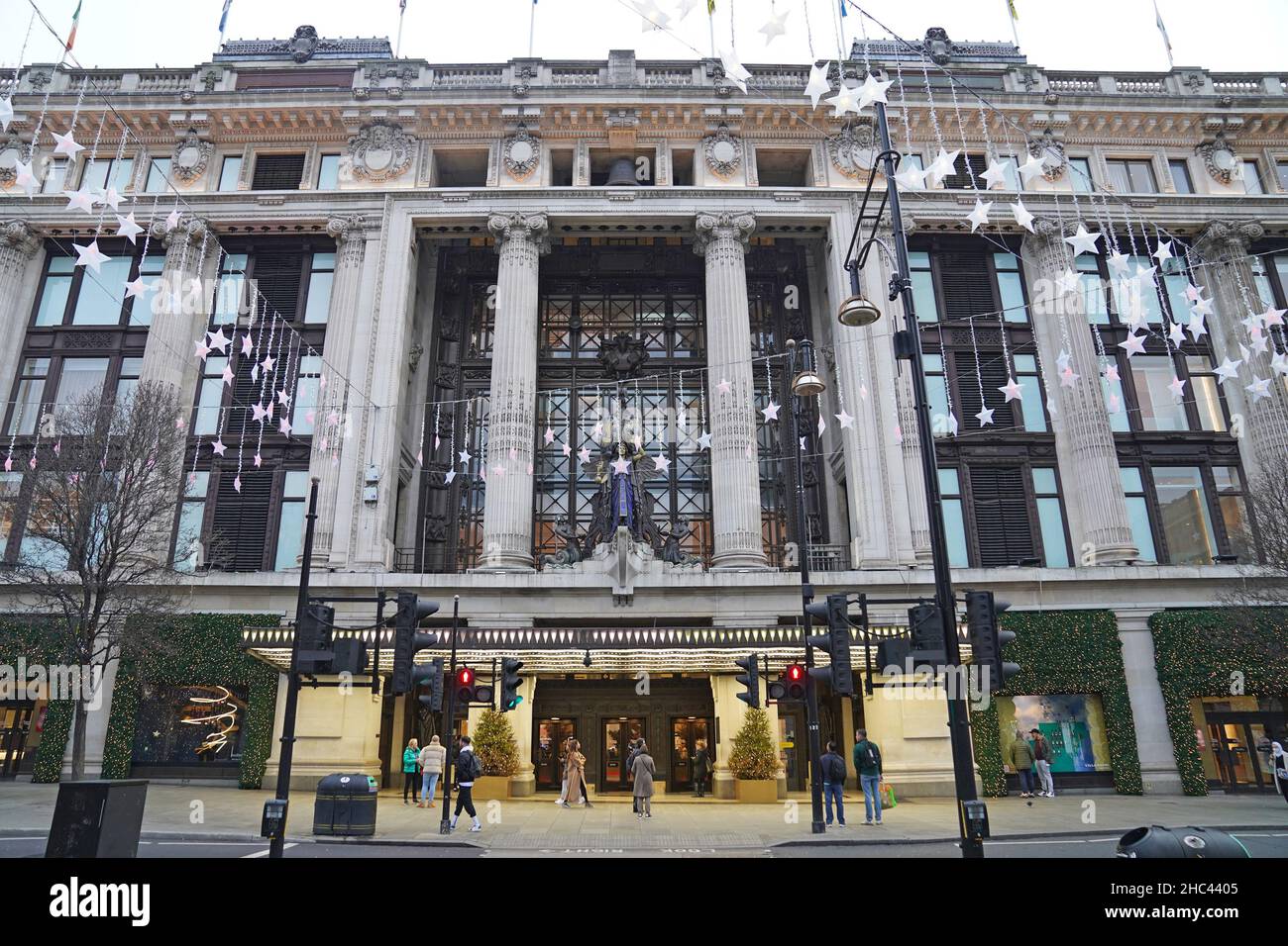 Selfridges department store on Oxford Street in London. The Weston ...