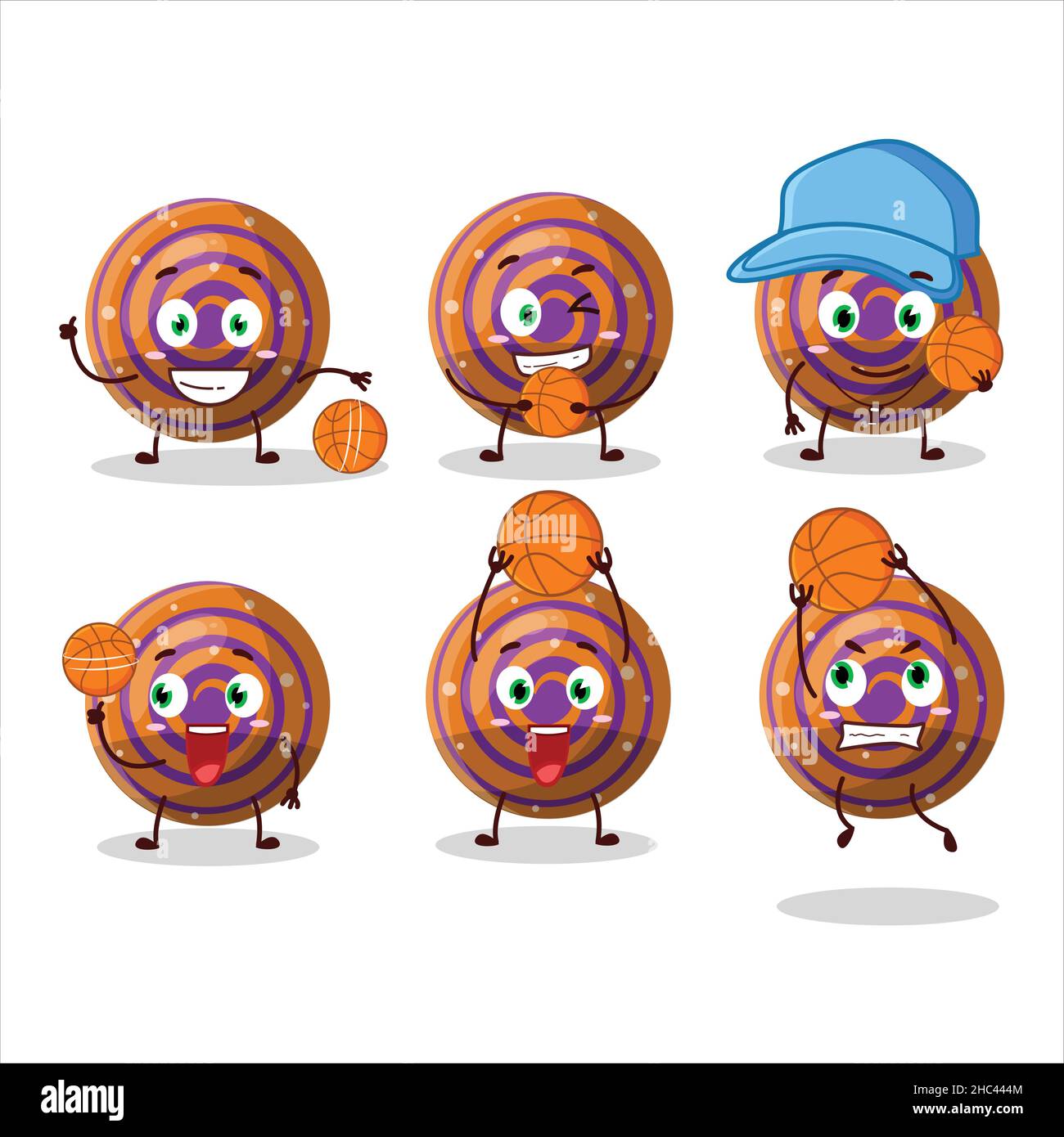 Orange spiral gummy candy Stock Vector Images - Alamy