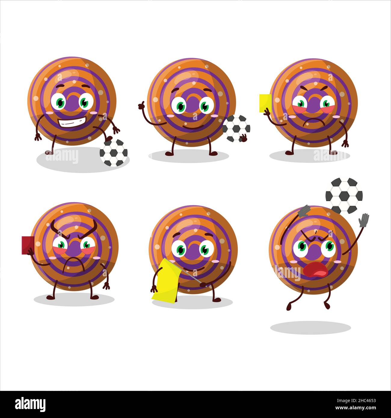 Orange spiral gummy candy Stock Vector Images - Alamy