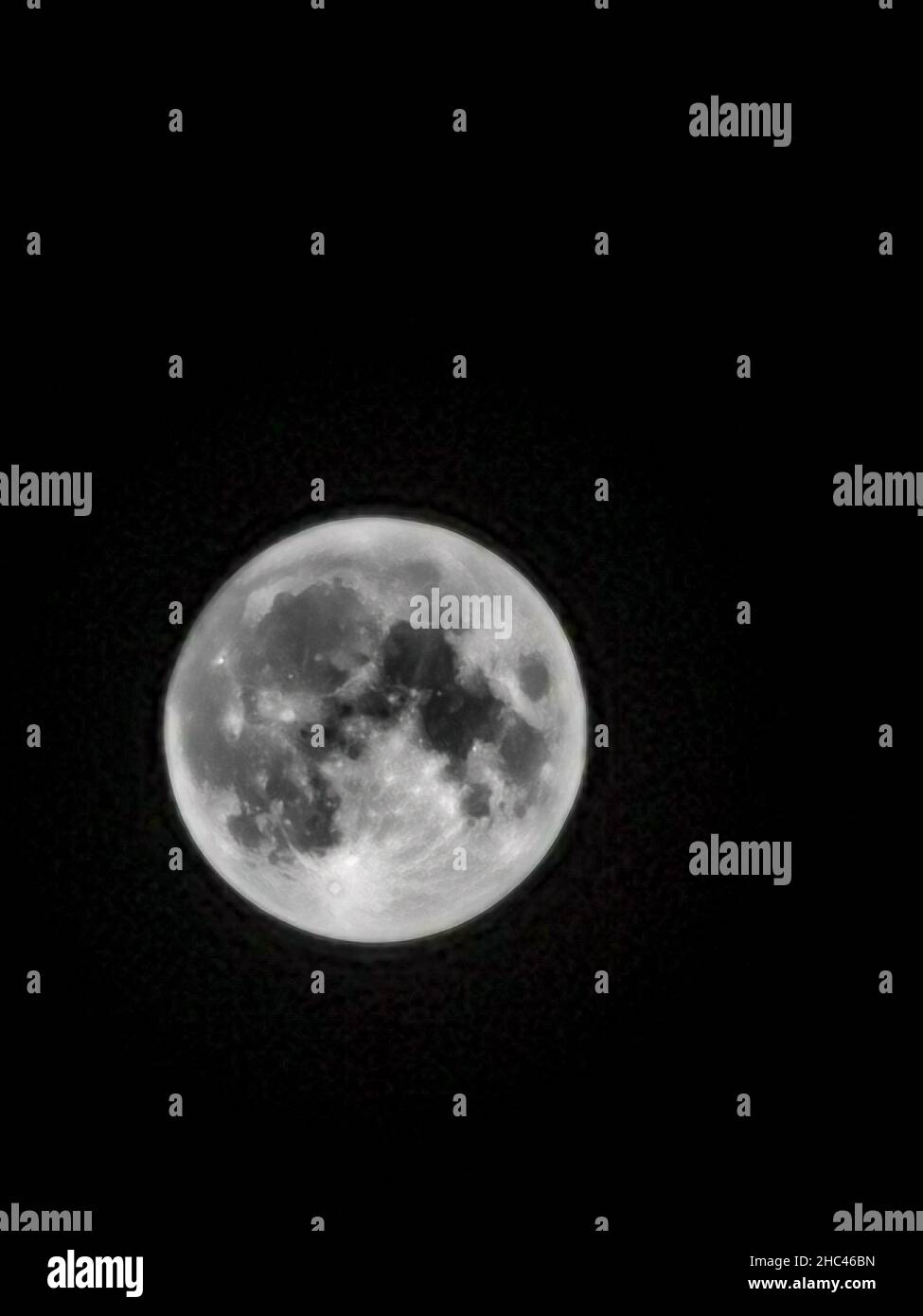 Closeup shot full moon hi-res stock photography and images - Alamy