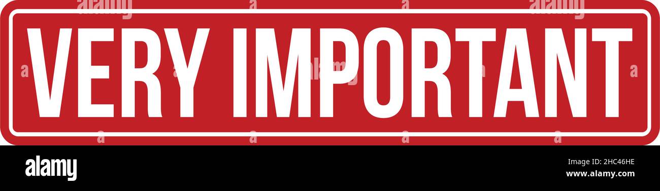 Very Important Rubber Stamp. Red Very Important Rubber Grunge Stamp ...