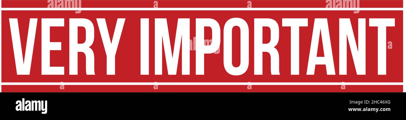 Very Important Rubber Stamp. Red Very Important Rubber Grunge Stamp ...