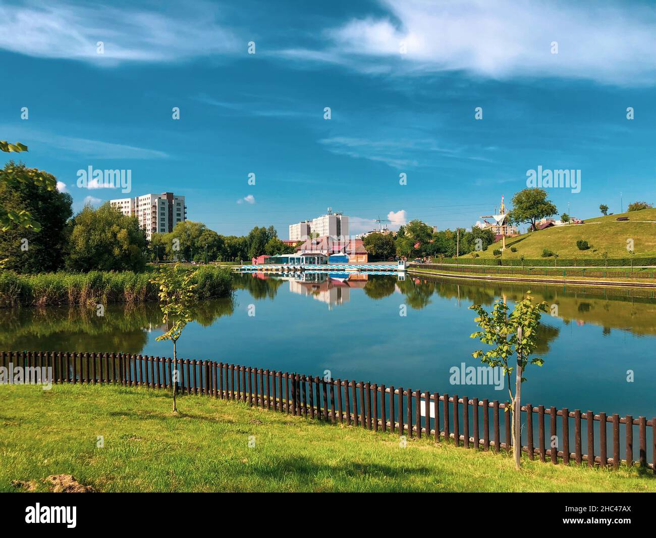 Scenery with the Noua Lake, Romania Stock Photo - Alamy
