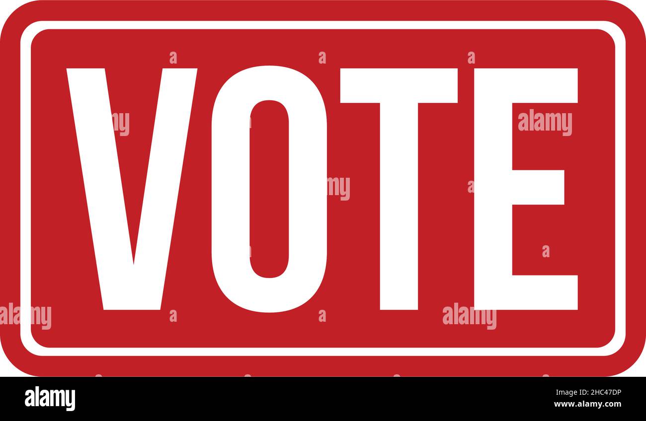 Vote Rubber Stamp. Red Vote Rubber Grunge Stamp Seal Vector ...