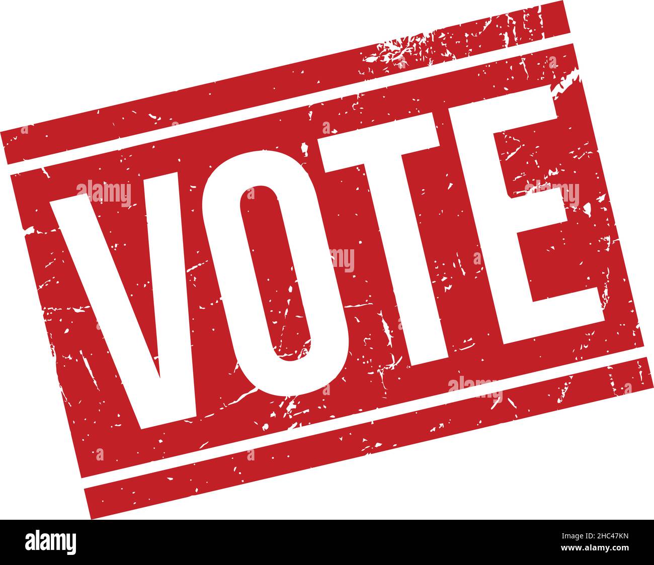 Vote Rubber Stamp. Red Vote Rubber Grunge Stamp Seal Vector ...