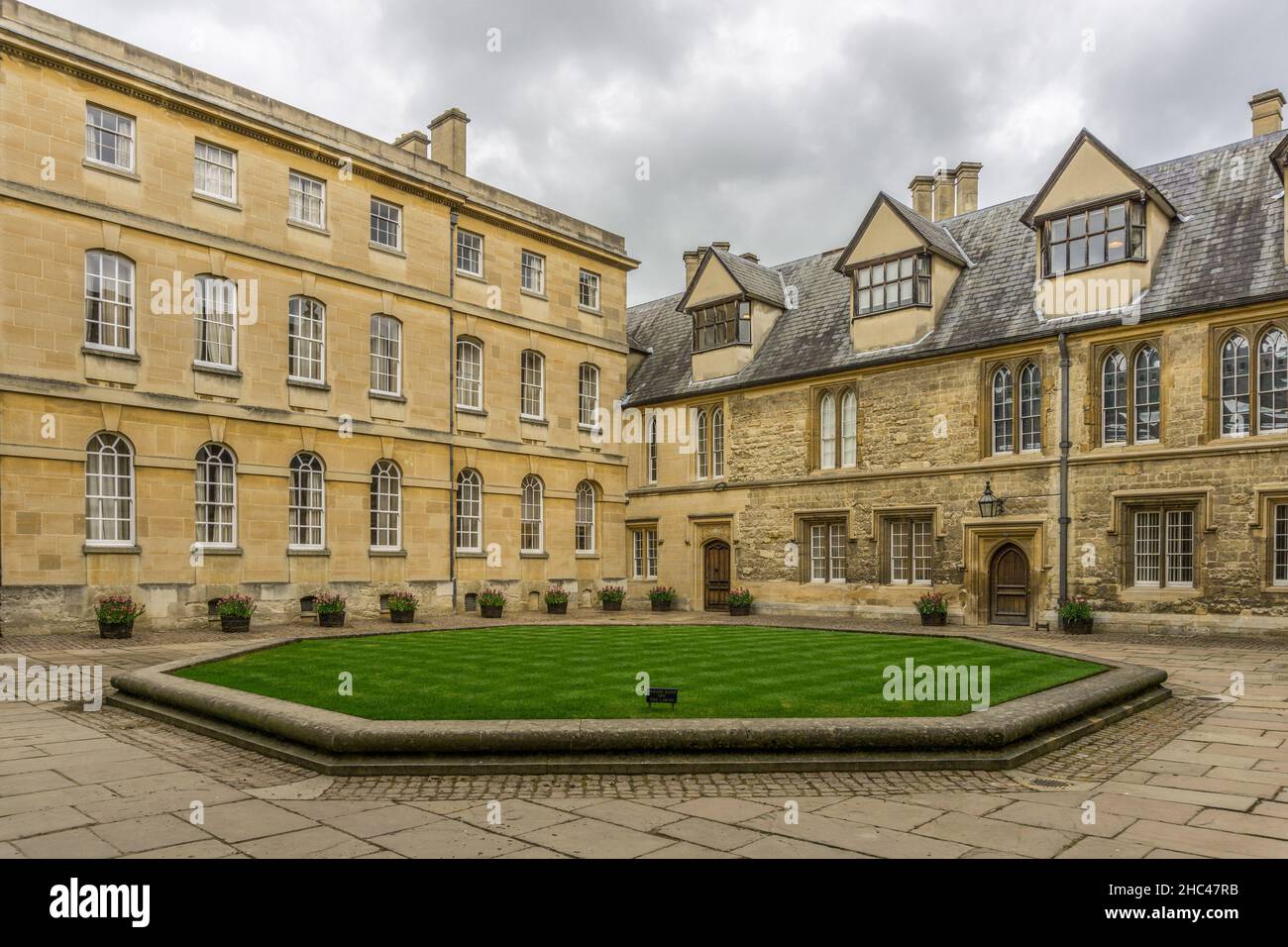 Durham Quadrangle, Trinity College, University of Oxford, Oxford, UK ...