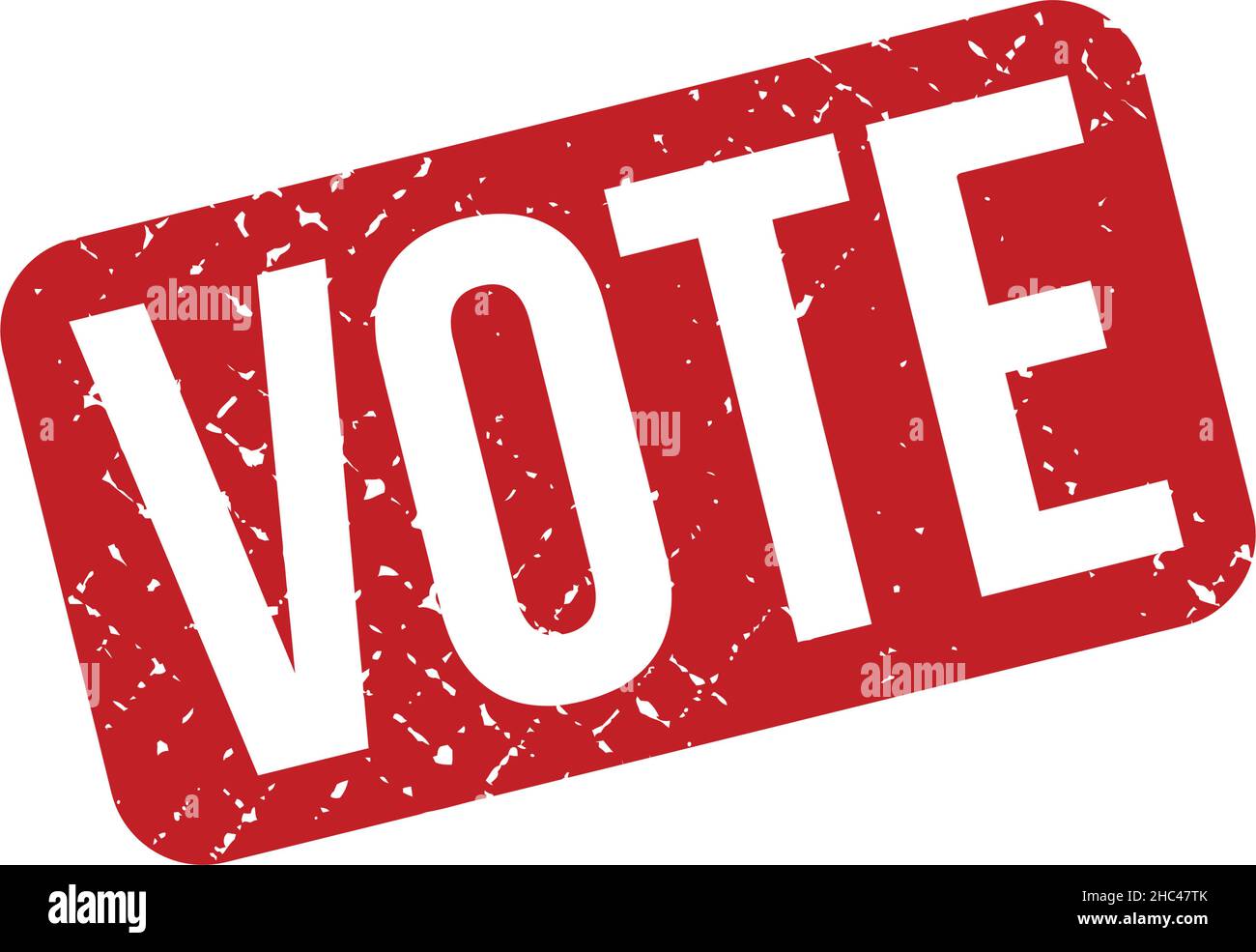Vote Rubber Stamp. Red Vote Rubber Grunge Stamp Seal Vector ...