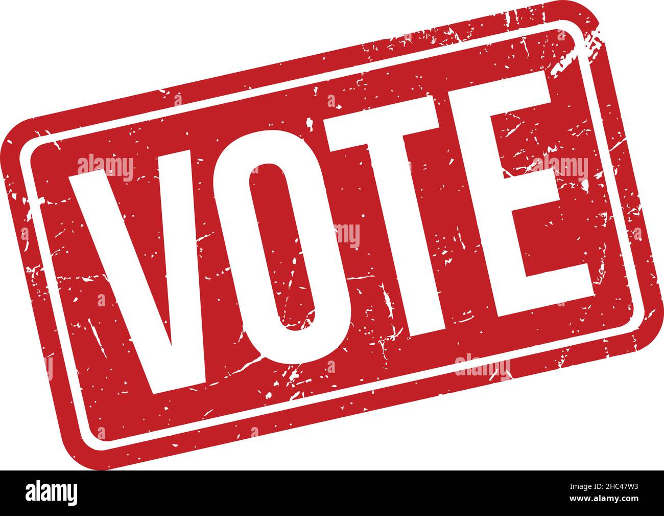 Vote Rubber Stamp. Red Vote Rubber Grunge Stamp Seal Vector ...