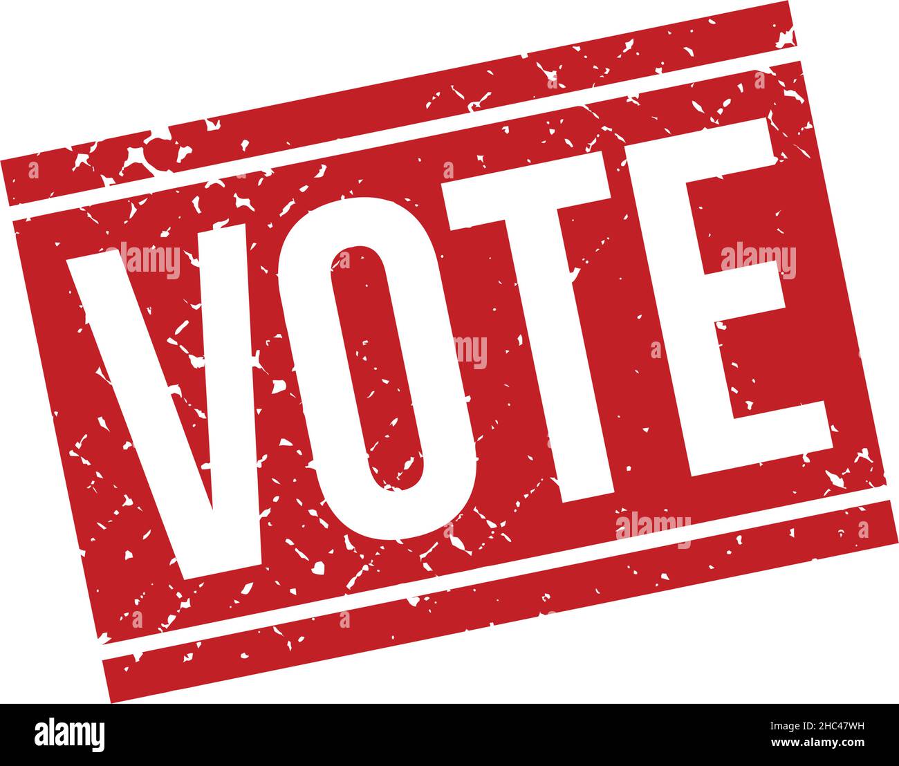 Vote Rubber Stamp. Red Vote Rubber Grunge Stamp Seal Vector ...