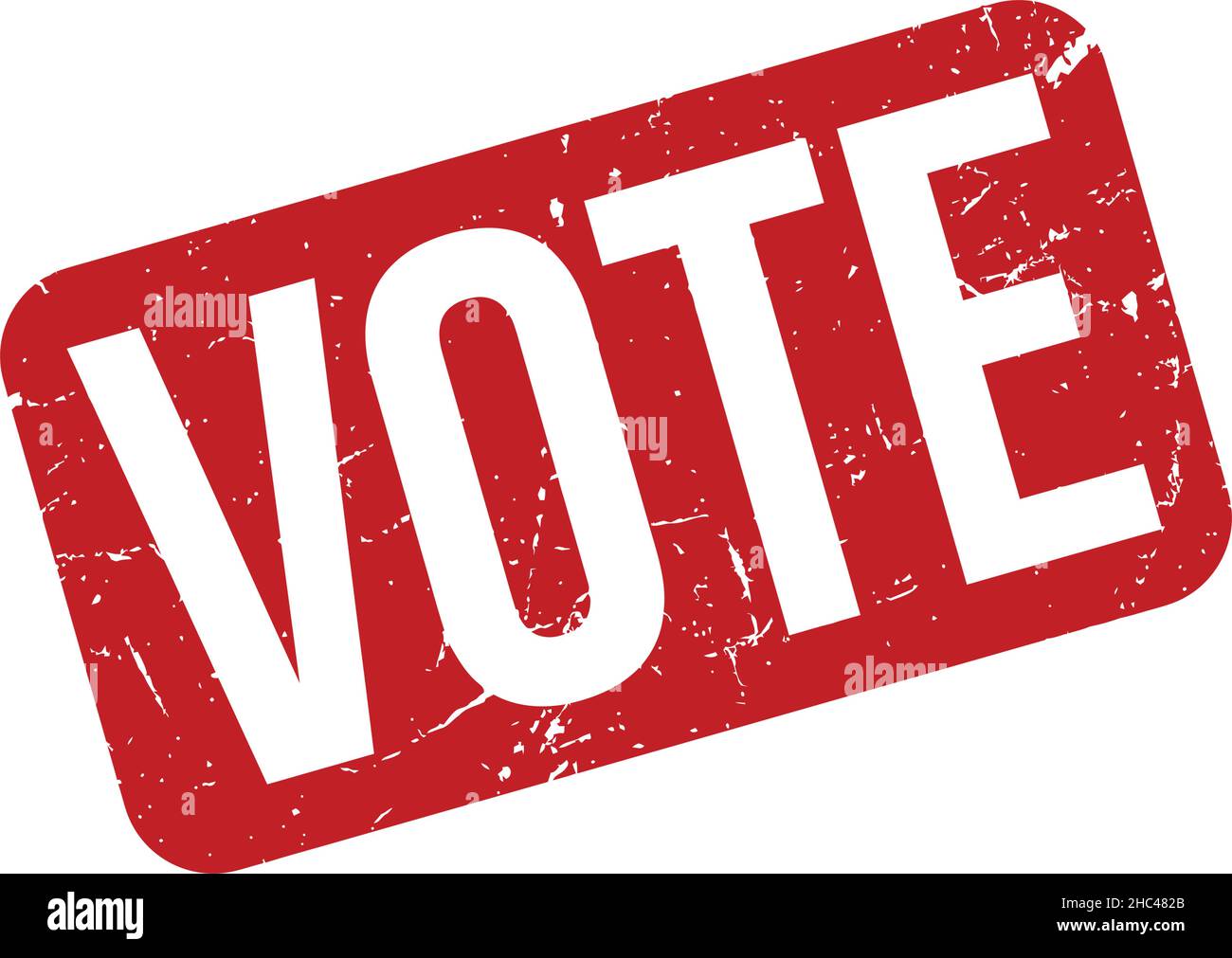 Vote Rubber Stamp. Red Vote Rubber Grunge Stamp Seal Vector ...