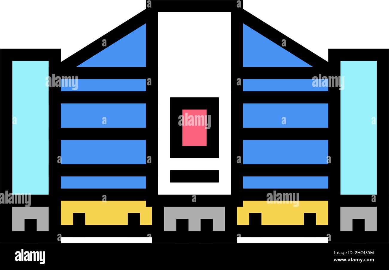 expo center color icon vector illustration Stock Vector Image & Art - Alamy