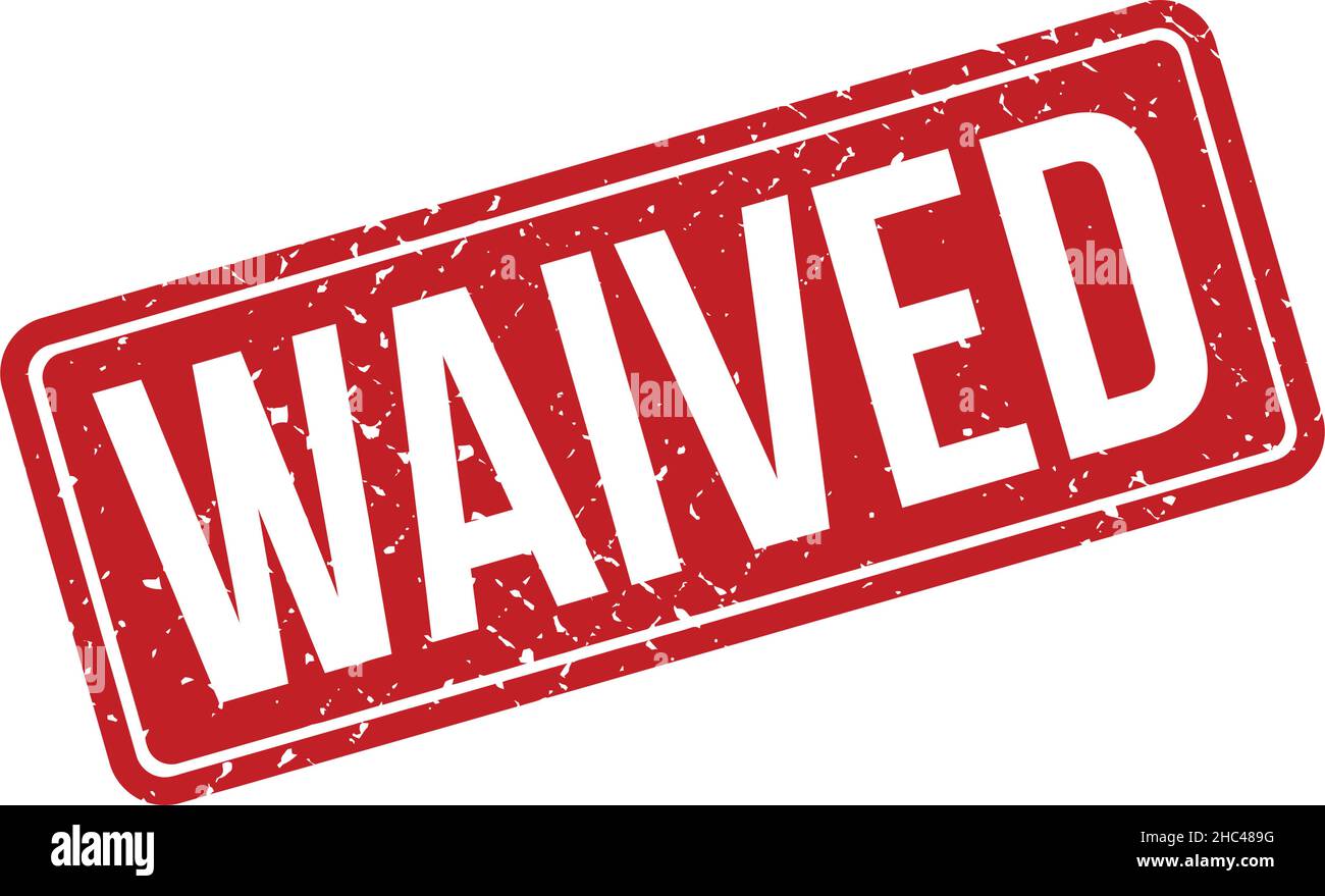 Waived stamp hi-res stock photography and images - Alamy