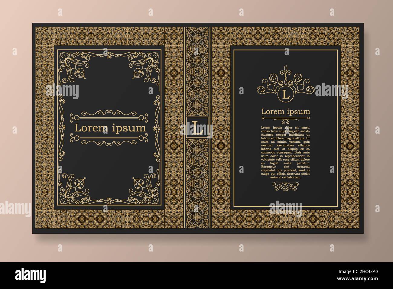 Medieval book cover design hi-res stock photography and images - Alamy